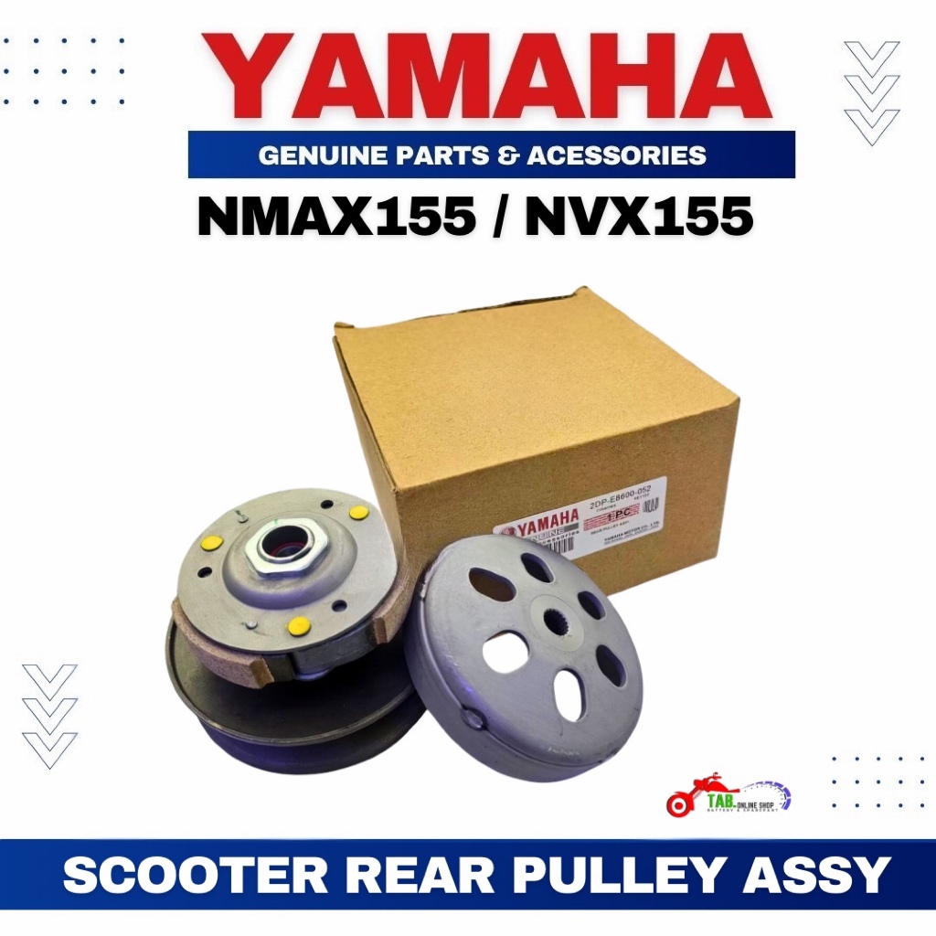 YAMAHA NVX 155 / NMAX 155 AUTO CLUTCH REAR PULLEY COMPLETE SET CVT PULI ...