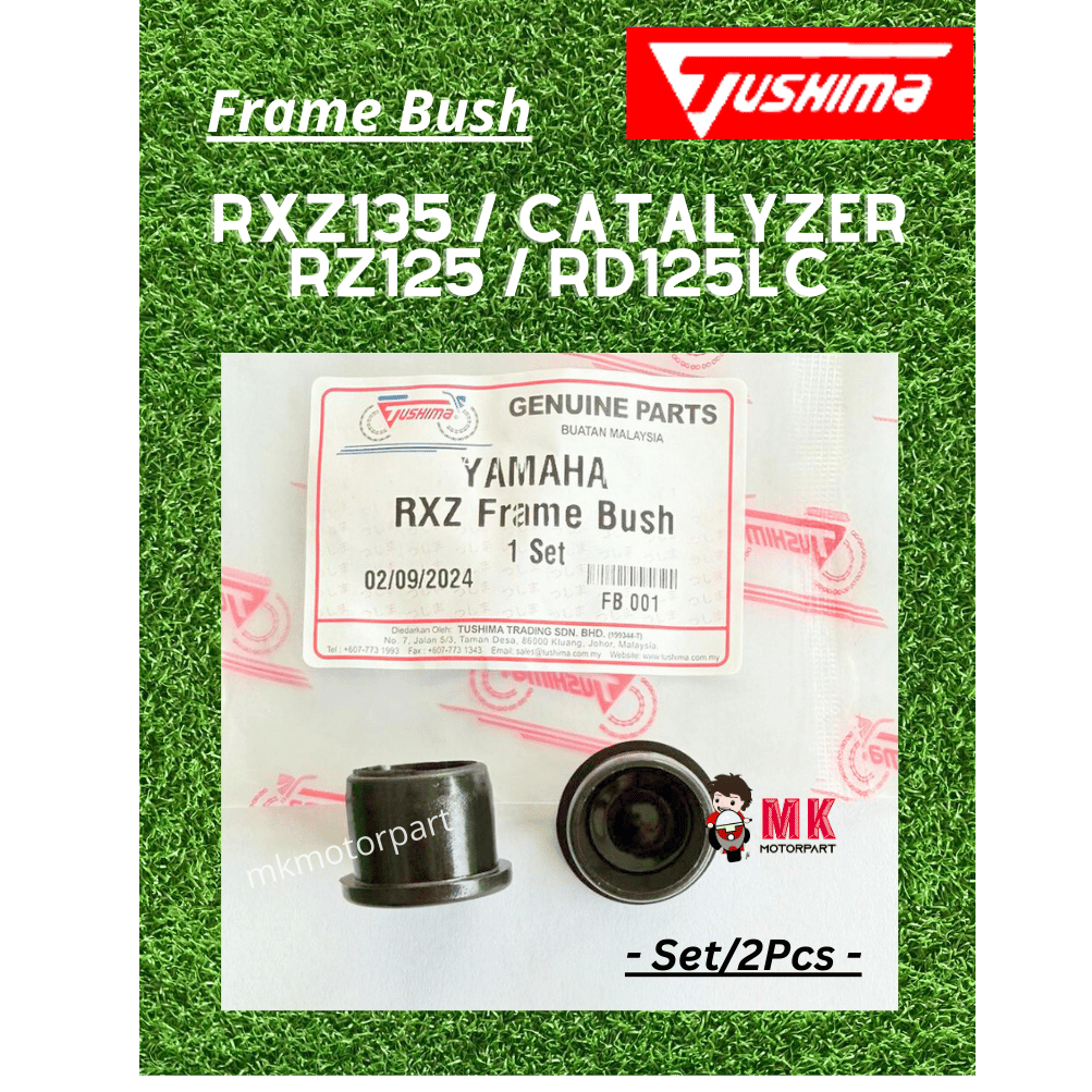 (Tushima) FRAME BUSH Set Yamaha RXZ / RXZ135 Catalyzer / RZ125 ...