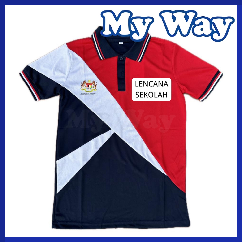 KRMJ Customize Lencana Sekolah New Logo T-Shirt KRMJ Student KRMJ ...