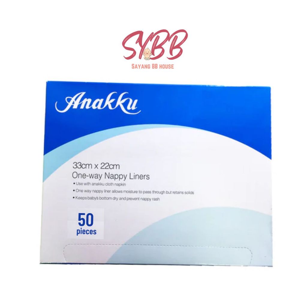 Anakku One-Way Nappy Liners ( 50 pcs ) | Shopee Malaysia