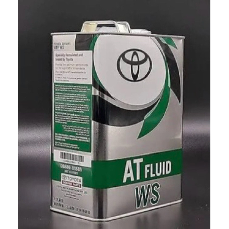 08886-02305 Toyota WS (world standard) auto transmission fluid (4 liter ...