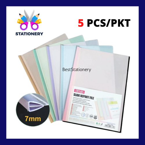 KIDARIO A4 Sliding Report File Folder 0.18mm 70 sheets / Paper Slide ...