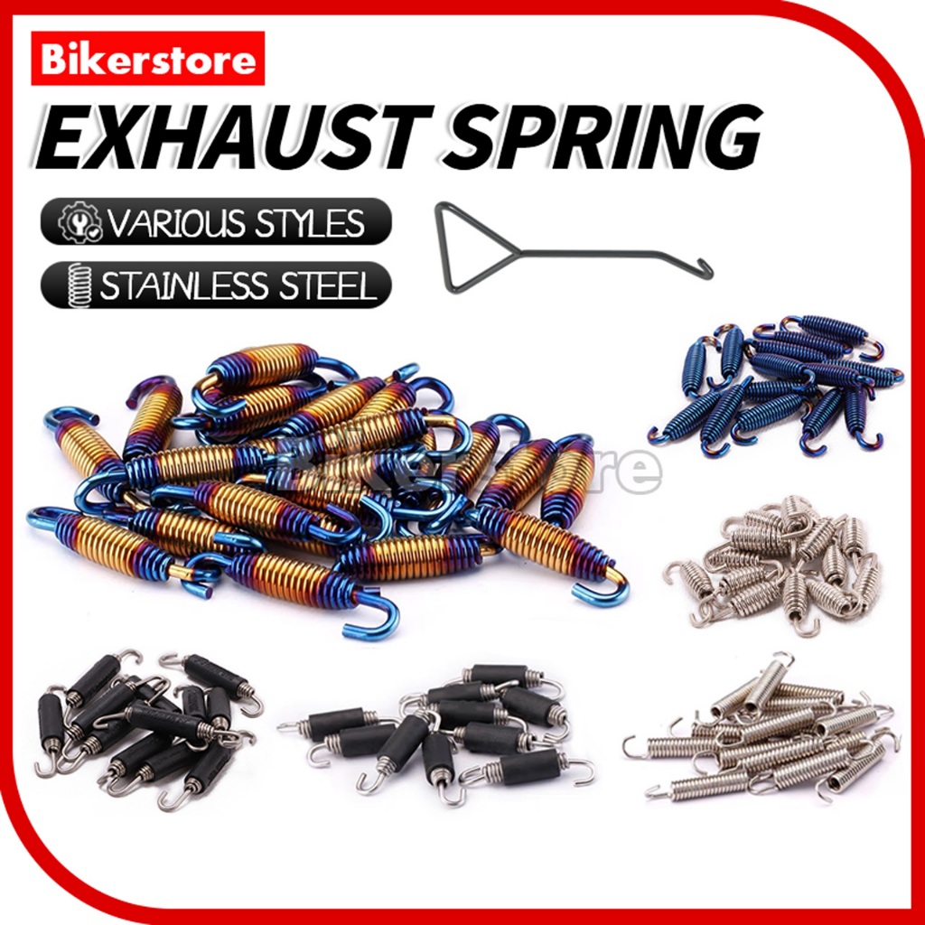 Universal Exhaust Springs Ekzos Hooks Stainless Steel Exhaust Front ...