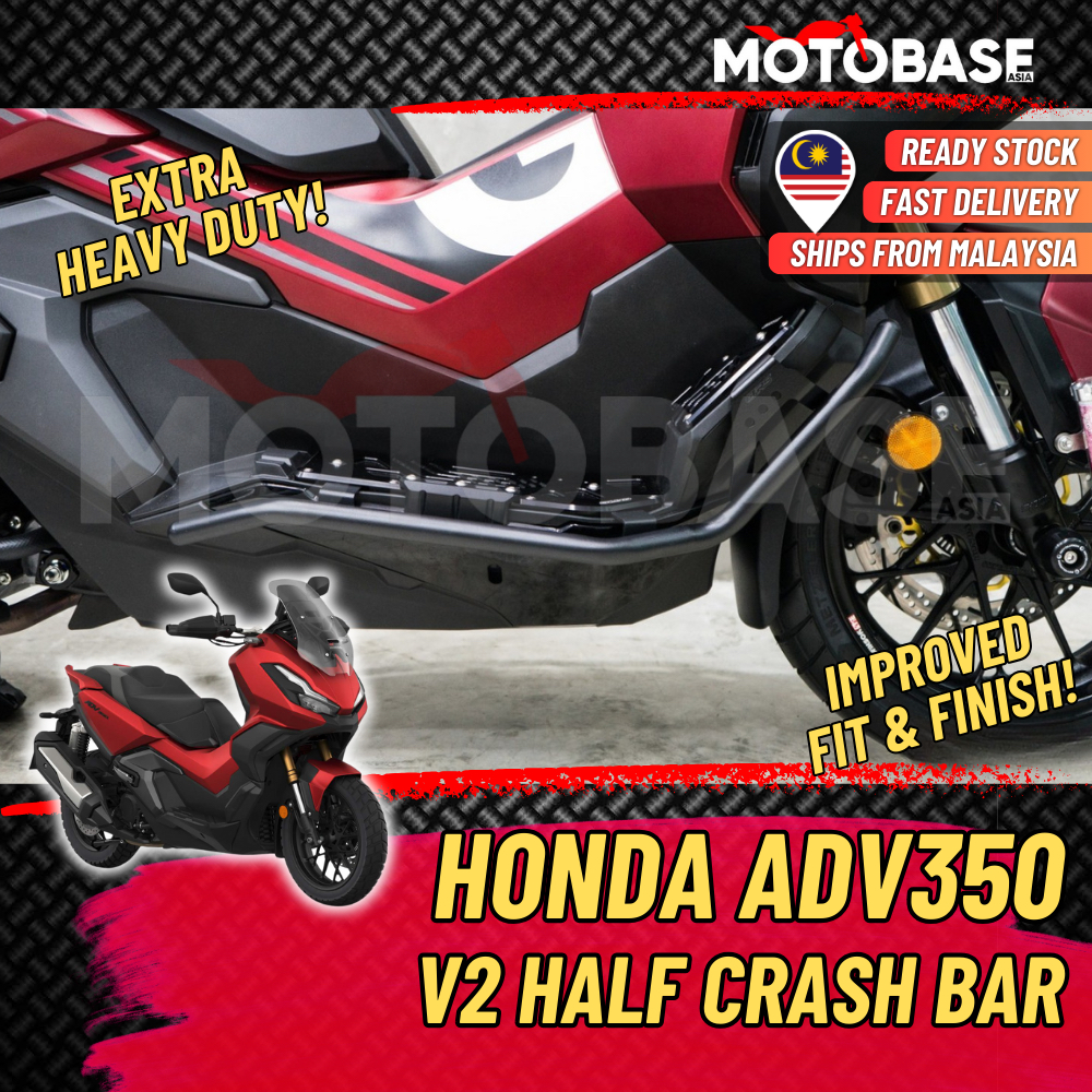 [KELEX Adventure] Honda ADV350 Half Crash Bar Heavy Duty ADV 350 ...