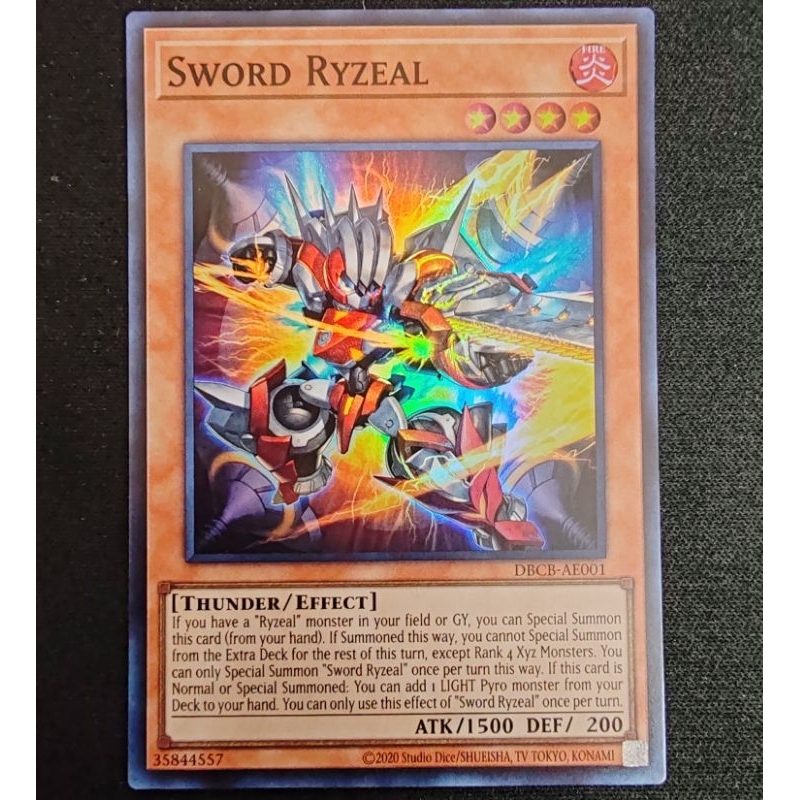 YUGIOH DBCB-AE001 Sword Ryzeal[SR] | Shopee Malaysia