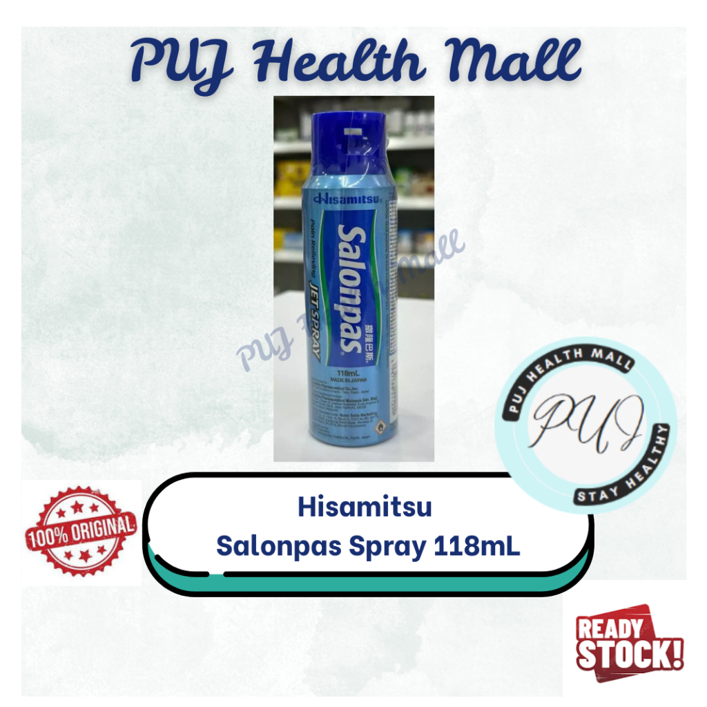 Hisamitsu Salonpas Spray 118mL | Shopee Malaysia