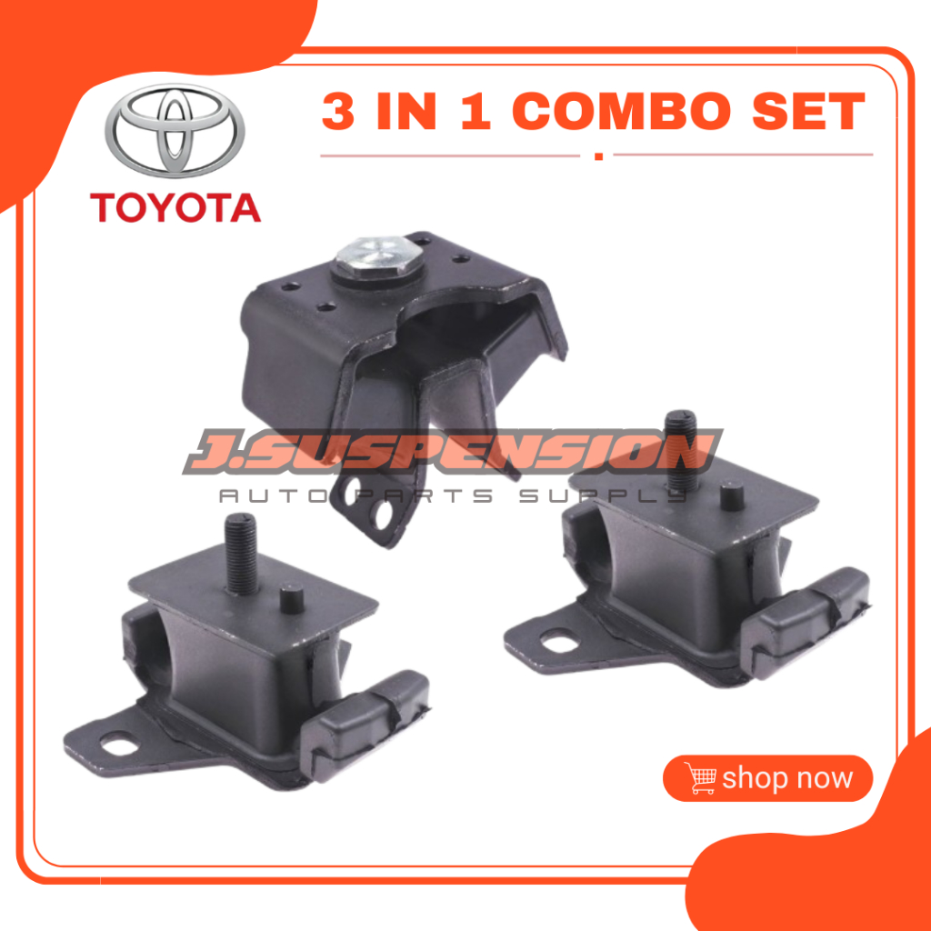 [3 IN 1] Toyota Thailand Engine Mounting - Toyota Innova 2.0L TGN40 ...