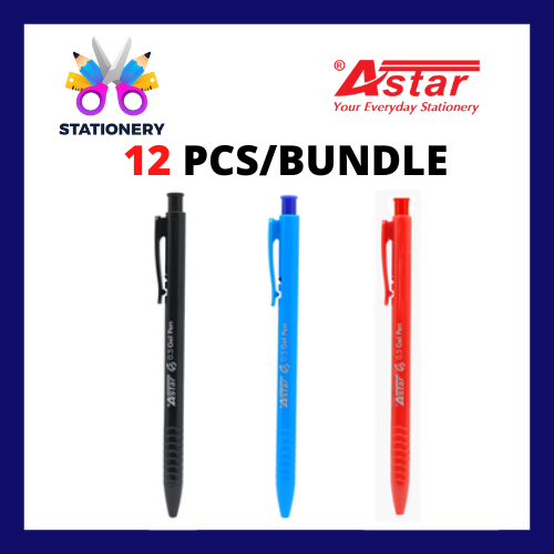 ASTAR 0.5 0.7 G Series Gel Pen - 12pcs | Shopee Malaysia