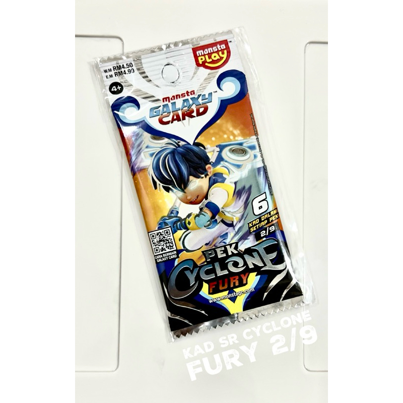 Kad Boboiboy Pek Cyclone Fury 2/9 Kad SR | Shopee Malaysia