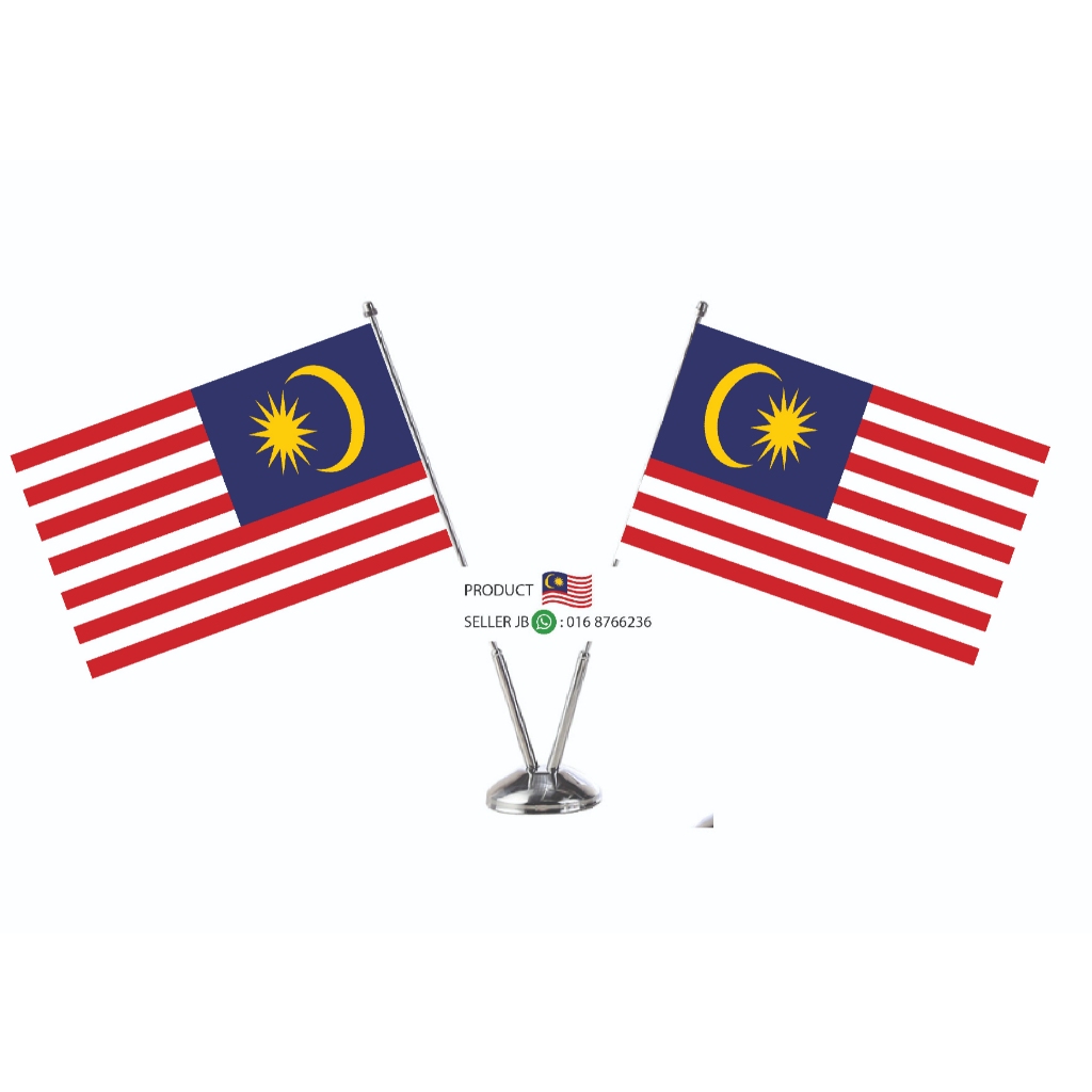 (READY STOCK-ship today) V shape flag stand Stainless Steel V Flag Rack ...