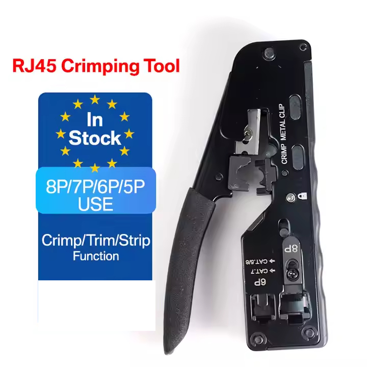 Hytec Multipurpose All-in-One Network Crimping Tool CRIMP/CUT/TRIM ...