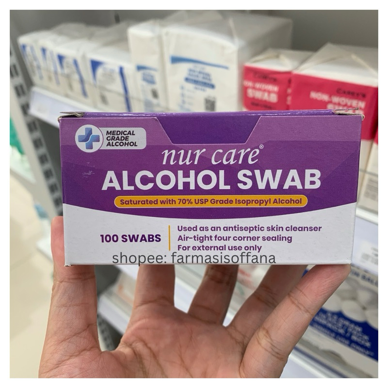 Nur Care Alcohol Swab 100's (Medical Grade) | Shopee Malaysia