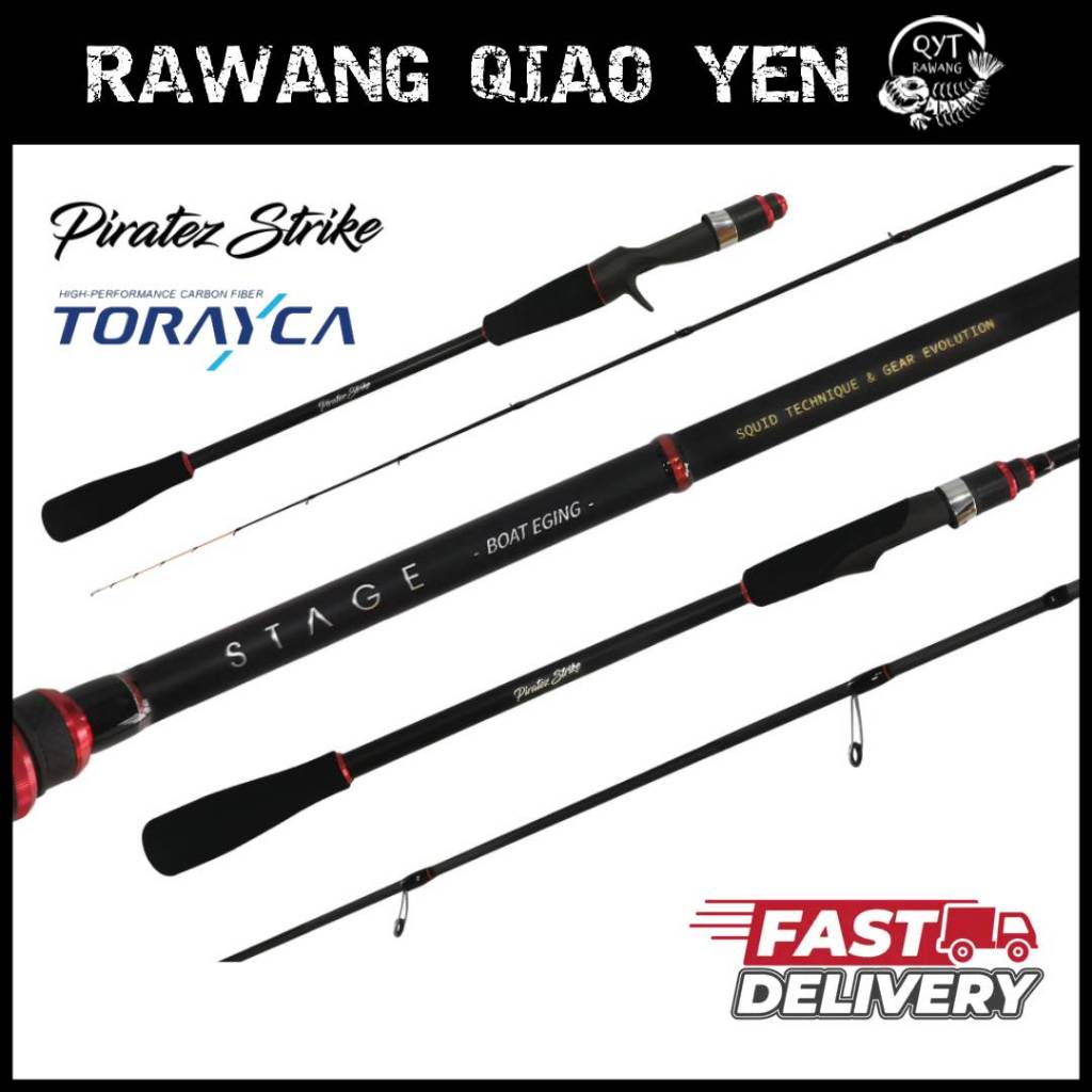 PIRATEZ STRIKE EGING ROD, BOAT EGING ROD, SQUID FISHING ROD JORAN ...