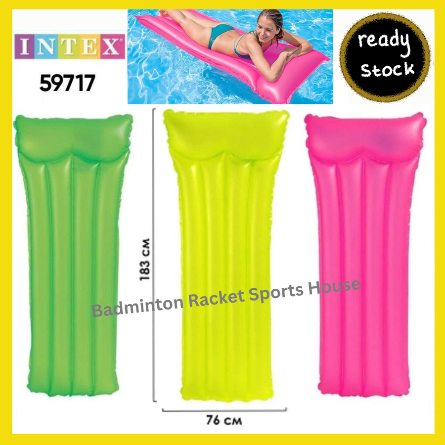 INTEX 59717 Inflatable Floating Pool Air Mattress Swimming Float ...