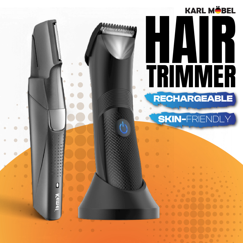 Hair Trimmer Waterproof body Groin pubic Electric Hair clipper for man ...