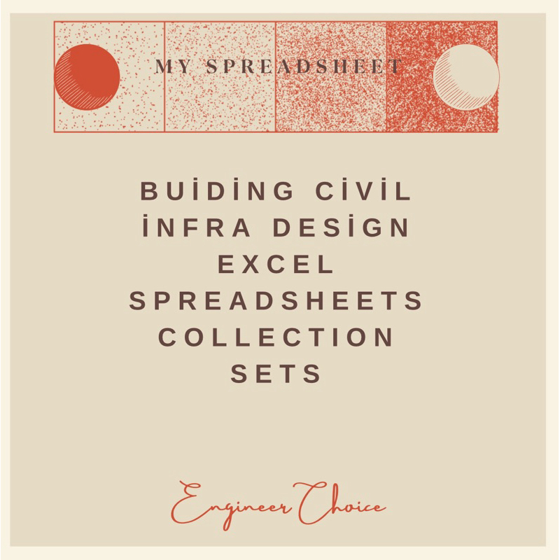 Building civil infra Design Excel Spreadsheets collection sets | Shopee ...