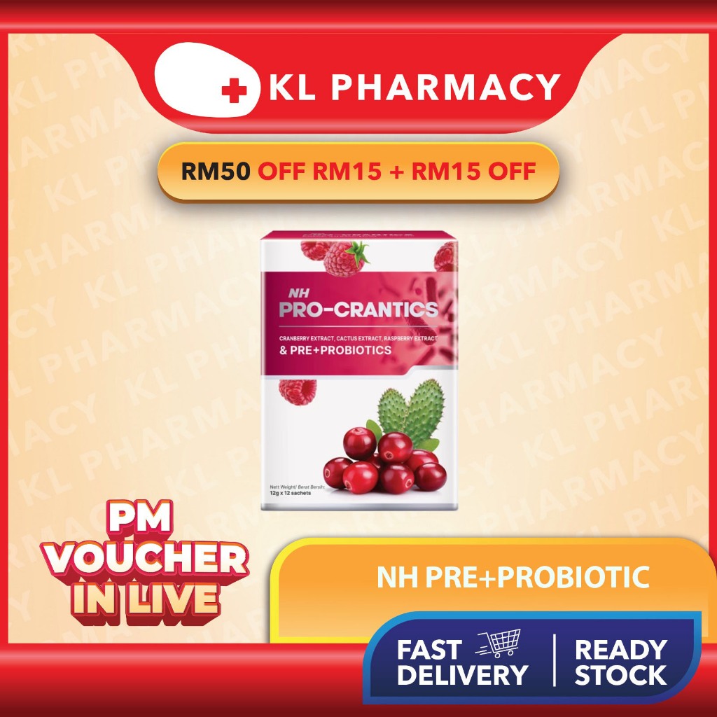 NH Pro-Crantics & Pre+Probiotics 12g x 12s | Shopee Malaysia
