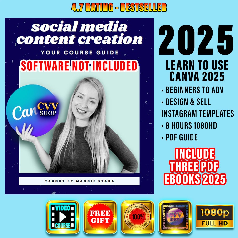 Video Tutorial - Social Media Content Creation With Canva 2025 Beginner ...