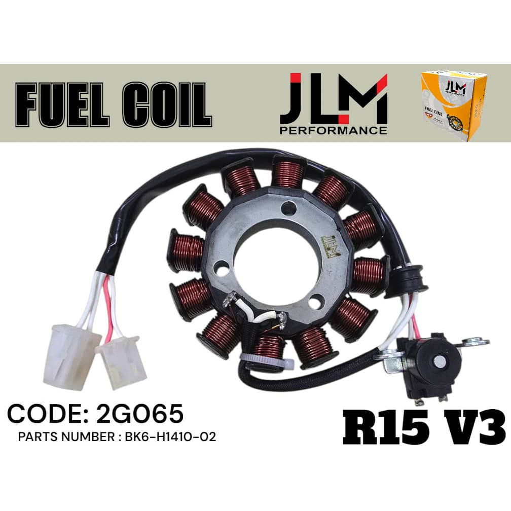 JLM FUEL COIL MAGNET ASSY FOR YAMAHA R15 V3 / R15M R150 150 YZF-R15 BK6 ...
