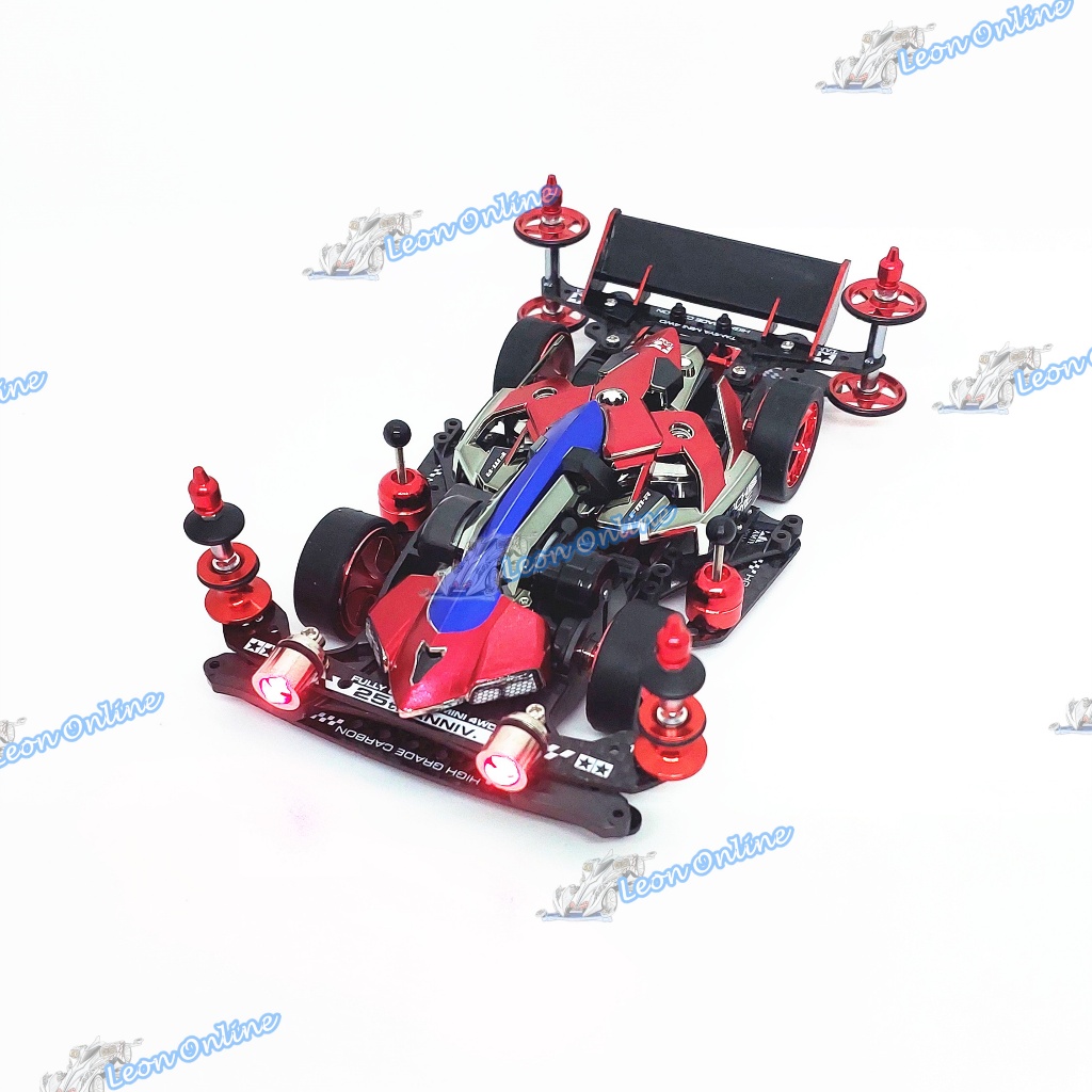 Tamiya Mini 4WD Mach Frame Black Metallic FMA Chassis Modified | Shopee ...