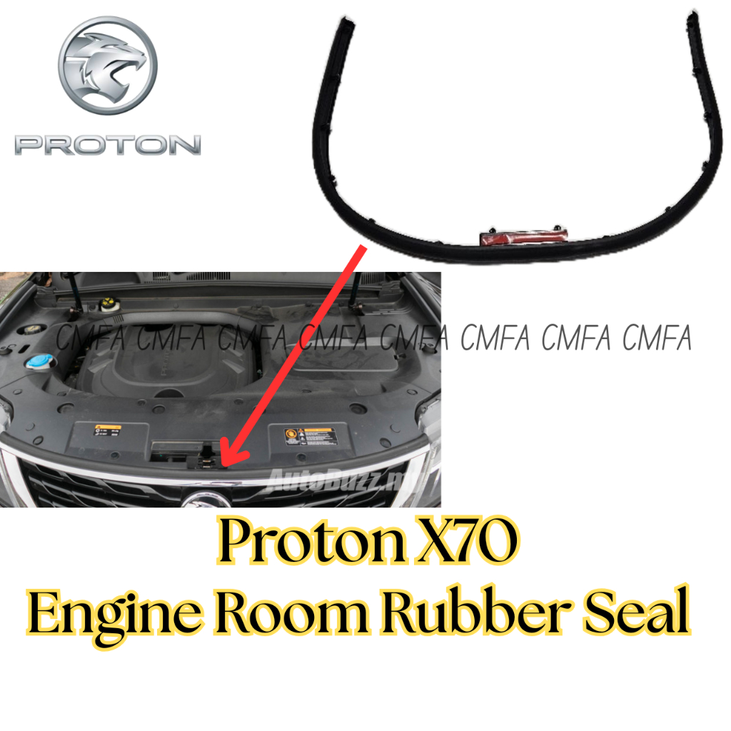 PROTON X70 Engine Room Rubber Seal Engine Bay Bonnet Rubber Seal ...