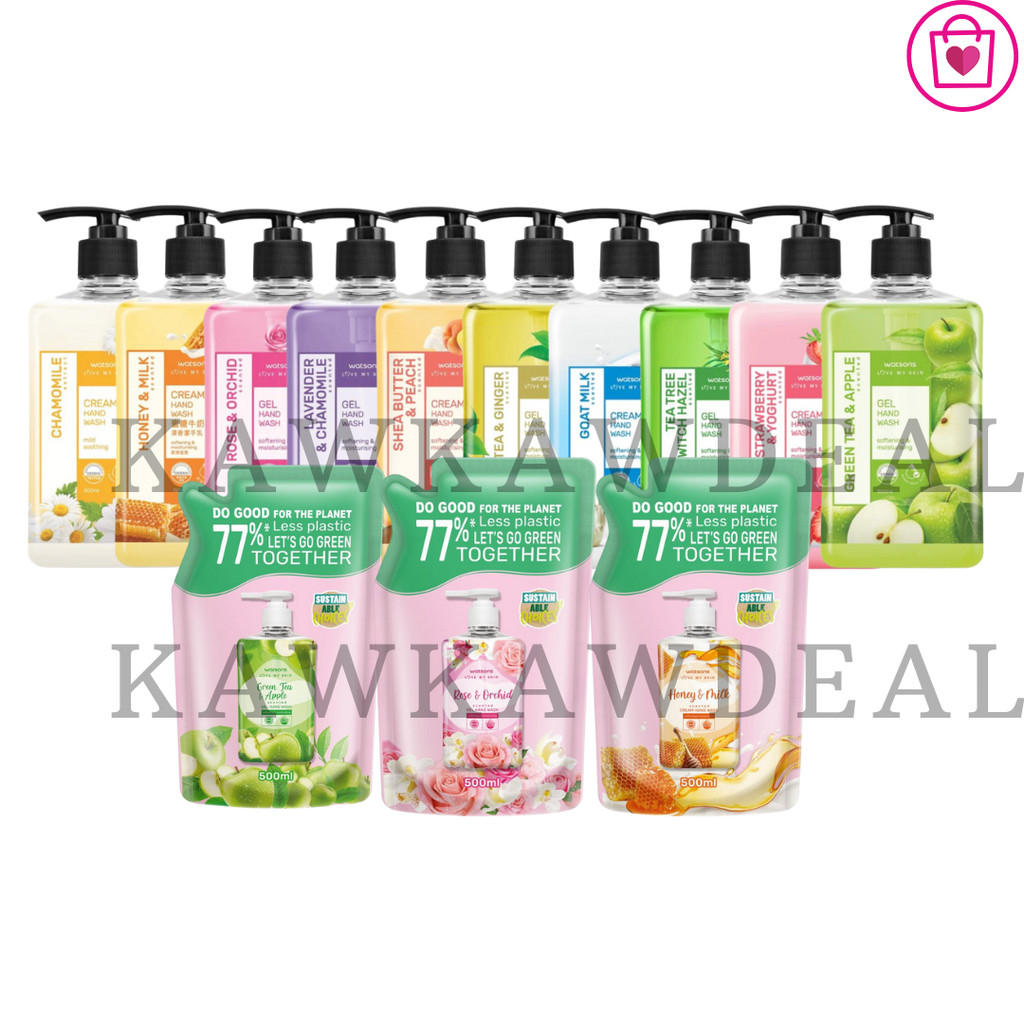 Watson Watsons Hand Cream Wash Gel Love My Skin Moist Active Waston ...