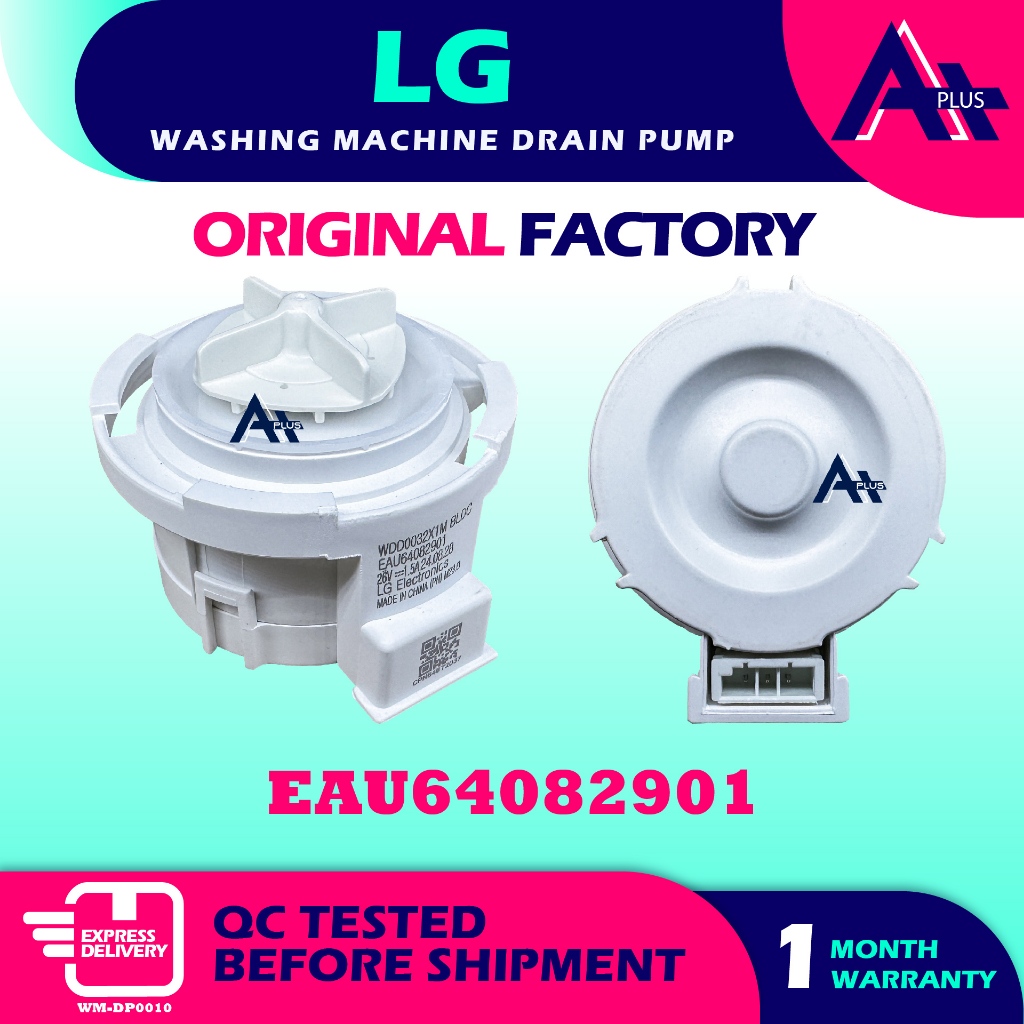 (ORIGINAL FACTORY) EAU64082901 LG WASHING MACHINE FRONT LOAD DRAIN PUMP (26V 1.5A) | Shopee Malaysia