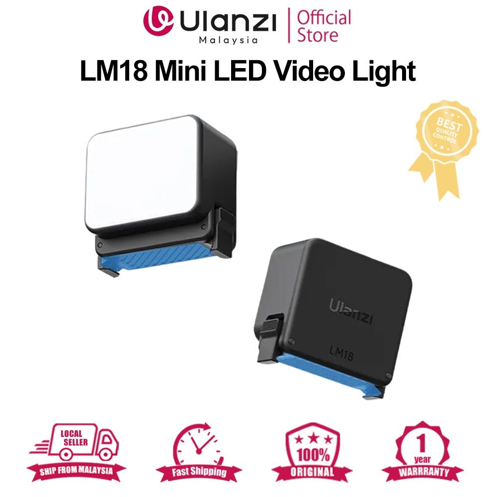 Ulanzi LM18 Mini LED Video Light for DJI Osmo Action 4/ DJI Osmo Action ...