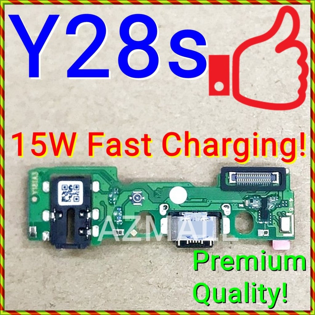 (15W Fast Charge) NEW ORI Charging Port FULL IC Antenna SUB Board MIC Ribbon for vivo Y28s ...