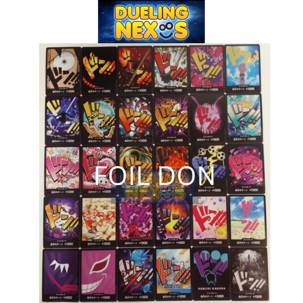 One Piece Card Game TCG PRB01 PRB02 / FOIL DON CARD - THE BEST BOOSTER ...