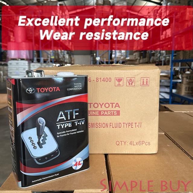 08886-81400 ORI TOYOTA ATF T-IV (4L) AUTO TRANSMISSION GEAR OIL FLUID ...