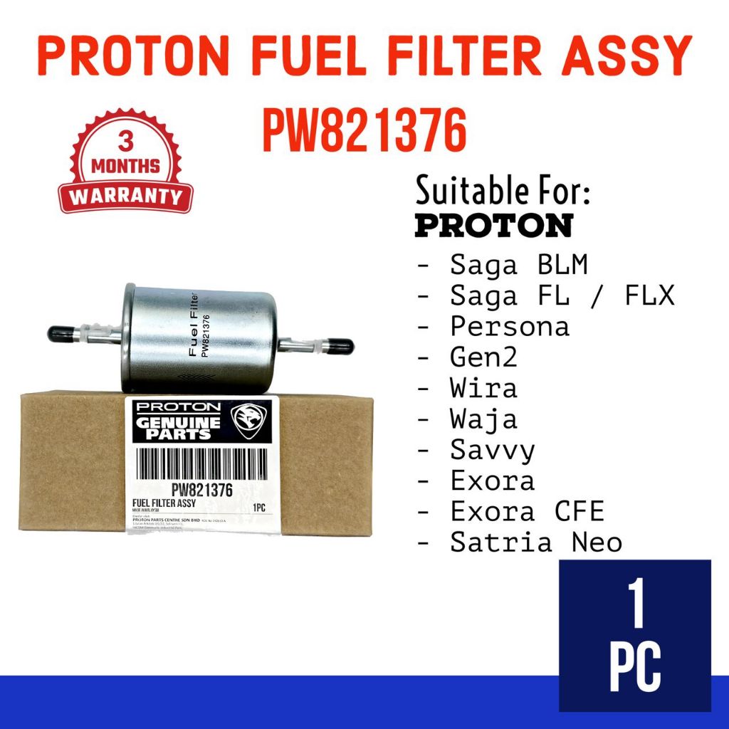 【100% ORIGINAL】PROTON FUEL FILTER ASSY (PW821376) - SAGA BLM/ FL/ FLX ...