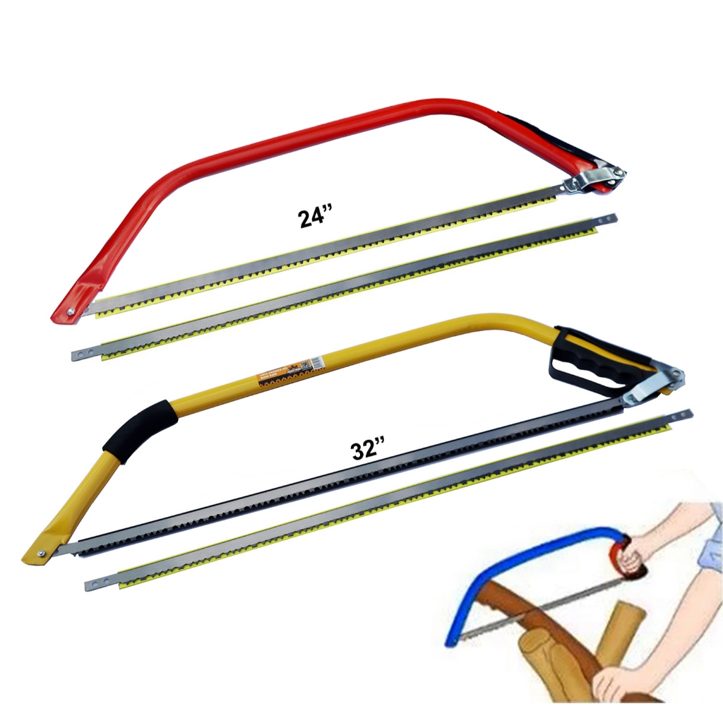 Tree Bow Saw 24" or 32" Coofix Heavy Duty Tree Cutting Bow Saw Wood ...