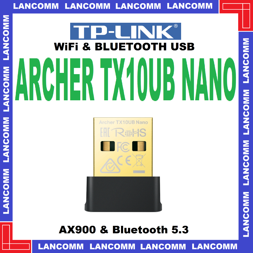 TP-LINK Archer TX10UB Nano AX900 Nano Wi-Fi 6 Bluetooth 5.3 USB Adapter ...