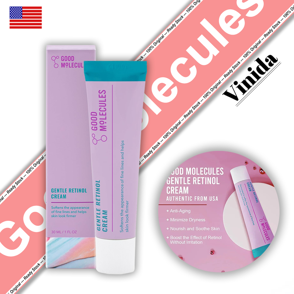 Good Molecules Gentle Retinol Cream 30ml Targets Fine Lines Congestion ...