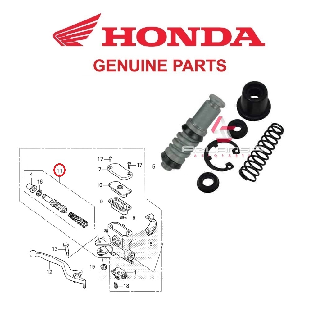 Cylinder Set Master ( 45530-471-831 ) RS-X V2, CBR150R, ADV 150 & ADV 160 💯 Honda Original ...
