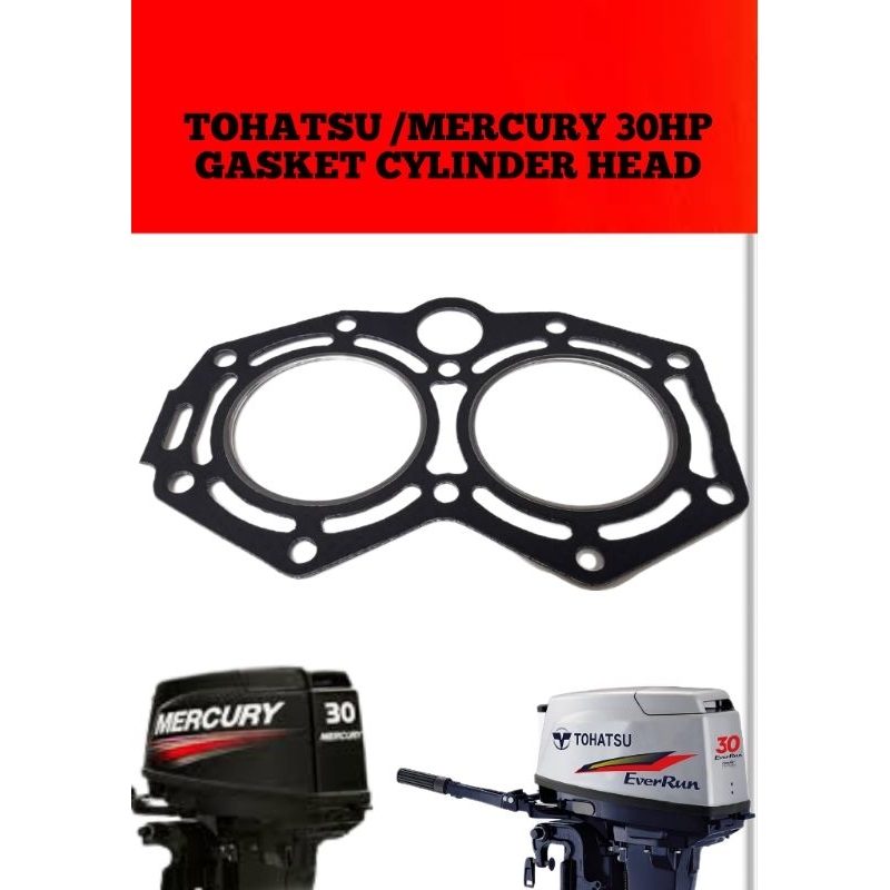 TOHATSU/MERCURY OBM 30HP Gasket Cylinder head 346-01005(Jepun/Taiwan ...