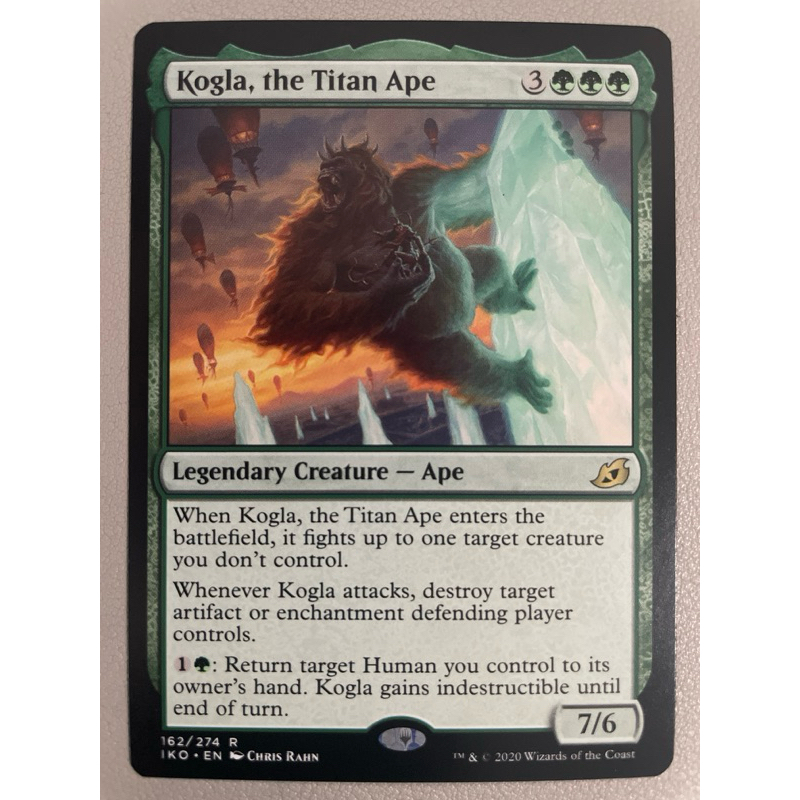 MTG:Ikoria (IKO) 162/274 R - Kogla, the Titan Ape (Non Foil) | Shopee ...
