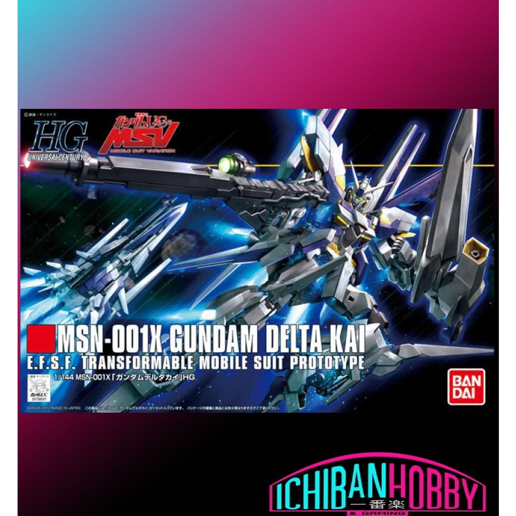 (READY STOCK) BANDAI HGUC 1/144 MSN-001X GUNDAM DELTA KAI | Shopee Malaysia
