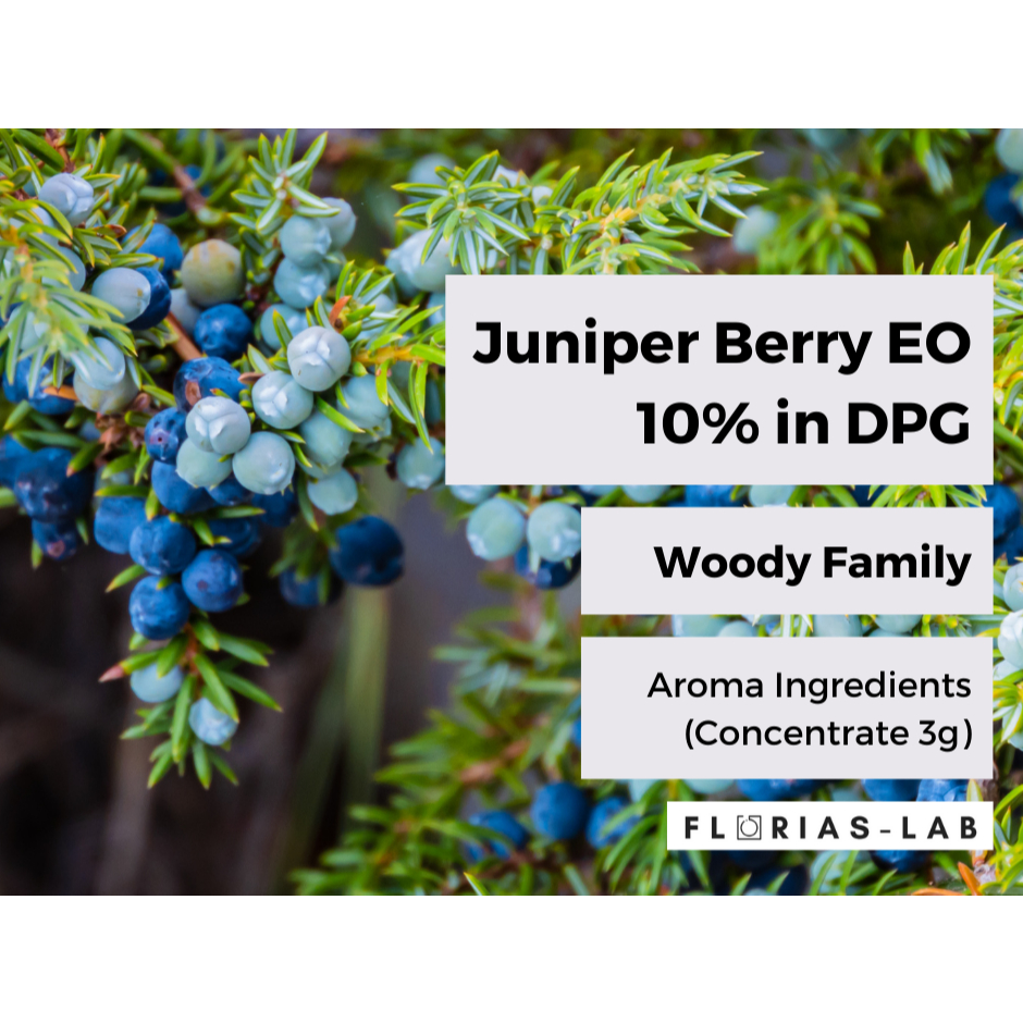 Florias-Lab | Juniper Berry EO 10% in DPG, CAS# 8012-91-7*10% | Woody ...
