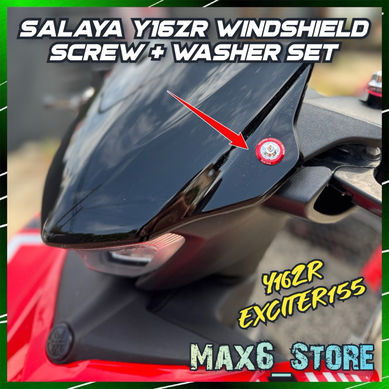 SALAYA Y16ZR V1 V2 WINDSHIELD SCREW Y16 VISOR SKRU Y16 ABS SKRU SALAYA ...