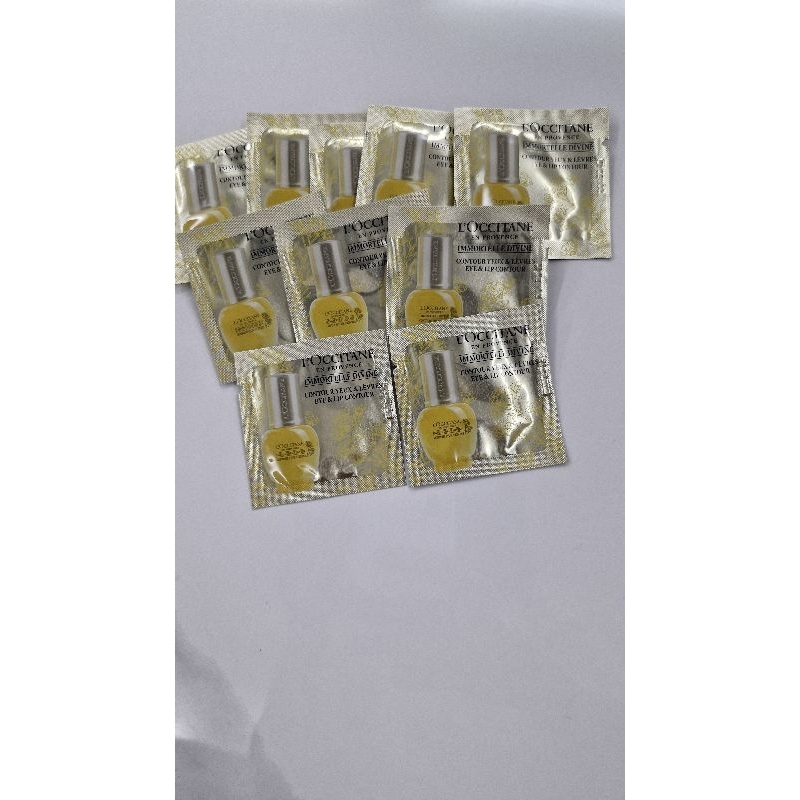 Loccitane Immortelle Divine Eye & Lip contour(1.5ml ×10 sachets) | Shopee Malaysia