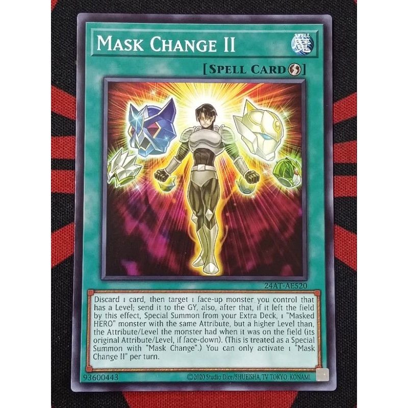 YUGIOH KONAMI 24AT-AE520 Mask Change II (C) | Shopee Malaysia