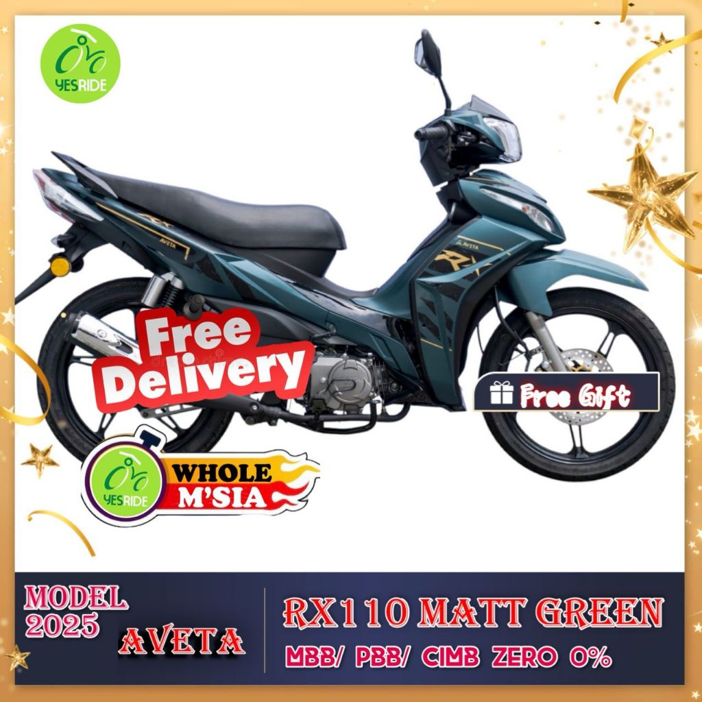 AVETA RX110 Interchanged New Model 2025 | Shopee Malaysia
