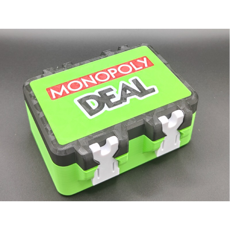 Monopoly Deal Card Case Monopoly deal Card Box Card holder DEAL card ...