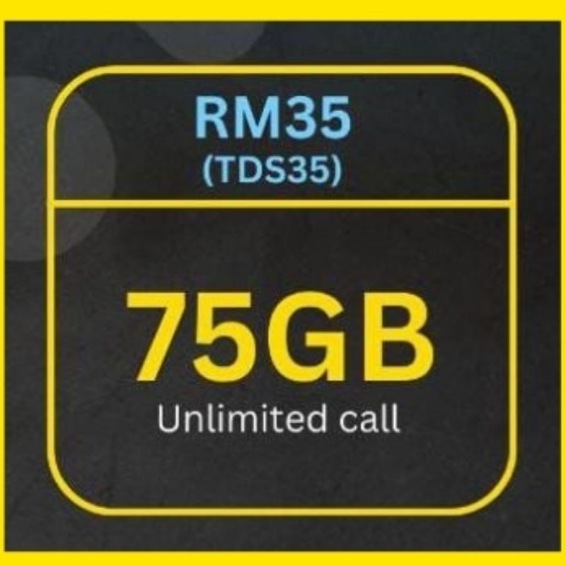 PELAN 75 GB - simkad prepaid Hotspot digi ToneWow sim 4G+ Call | Shopee ...