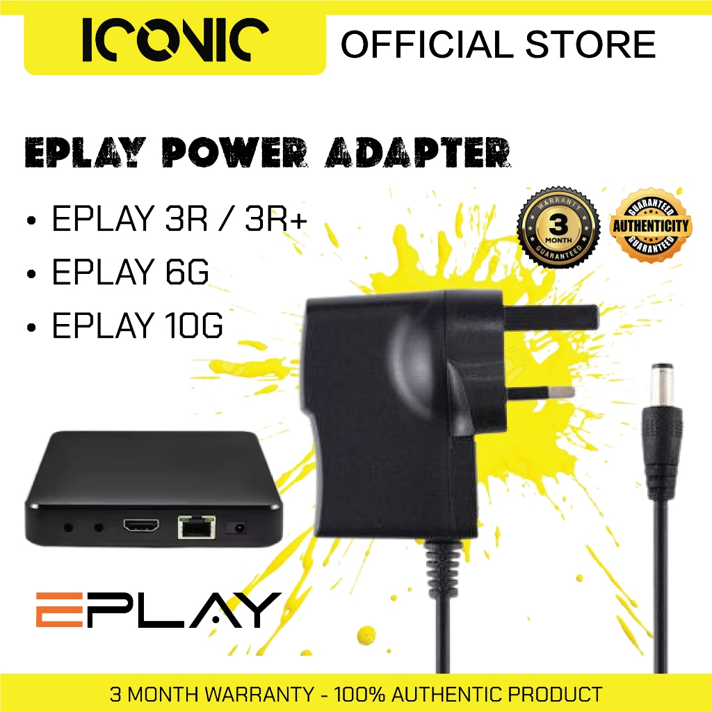 EPLAY 3R 3RPLUS 3R6G 3 PIN AC POWER CHARGER - 3 MONTHS WARRANTY ...