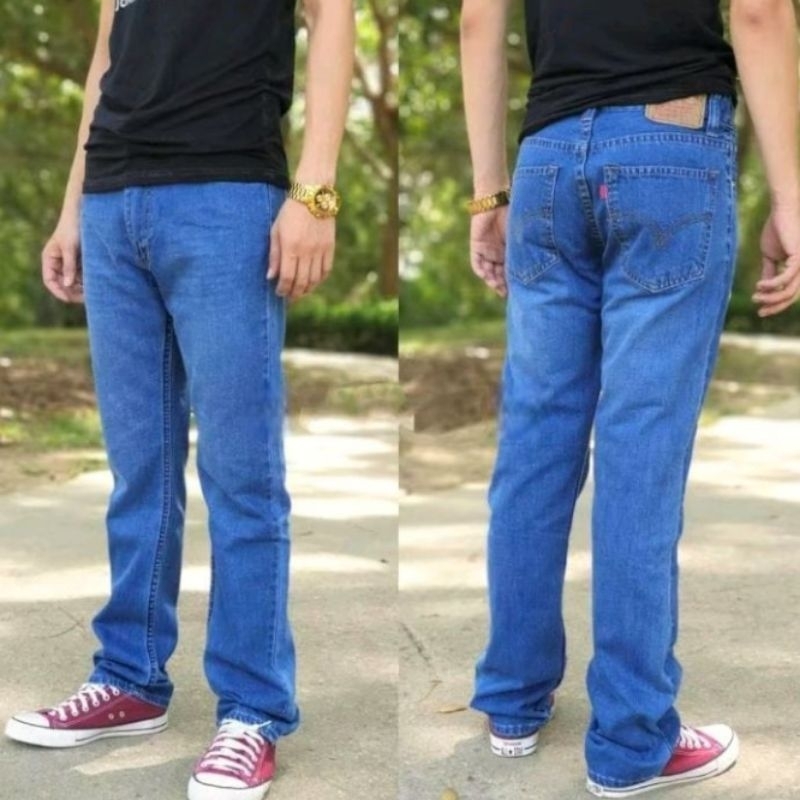28-48 Zip Fly Straight Cut Seluar Jeans Lelaki ️ Ready Stock 🔥 | Shopee ...