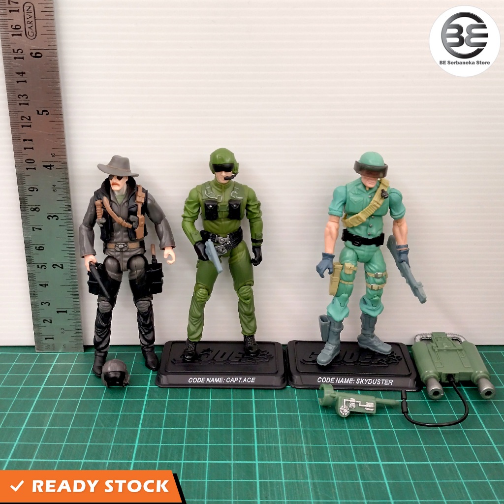 Used G.I. Joe GI JOE 3.75" 25th Anni Senior Ranking Officers Air ...
