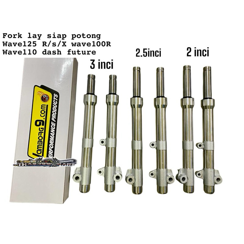 🇹🇭💥 FORK LAY LAMBORG9 WAVE125 WAVE100R EX5 W110 DASH FUTURE LOWED 2INCI ...